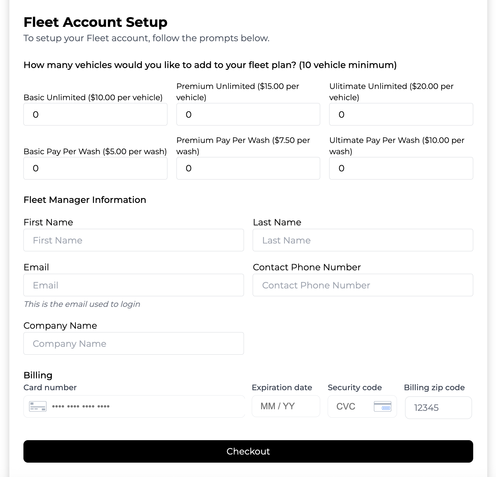 Fleet Plans - Overview – Rinsed