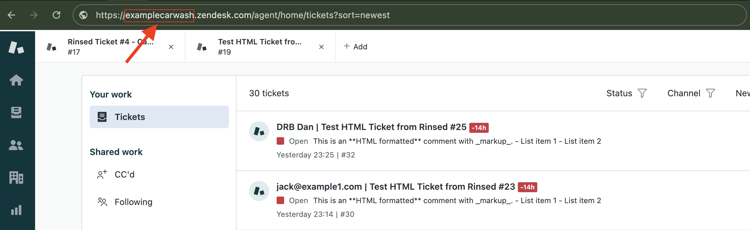 Rinsed CRM Zendesk Integration Setup Guide – Rinsed