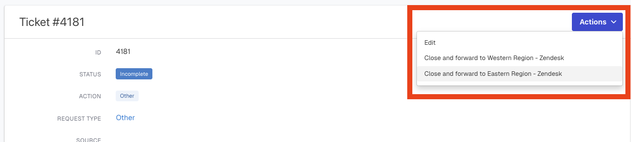 Manually forward tickets to Zendesk or an Email Integration – Rinsed